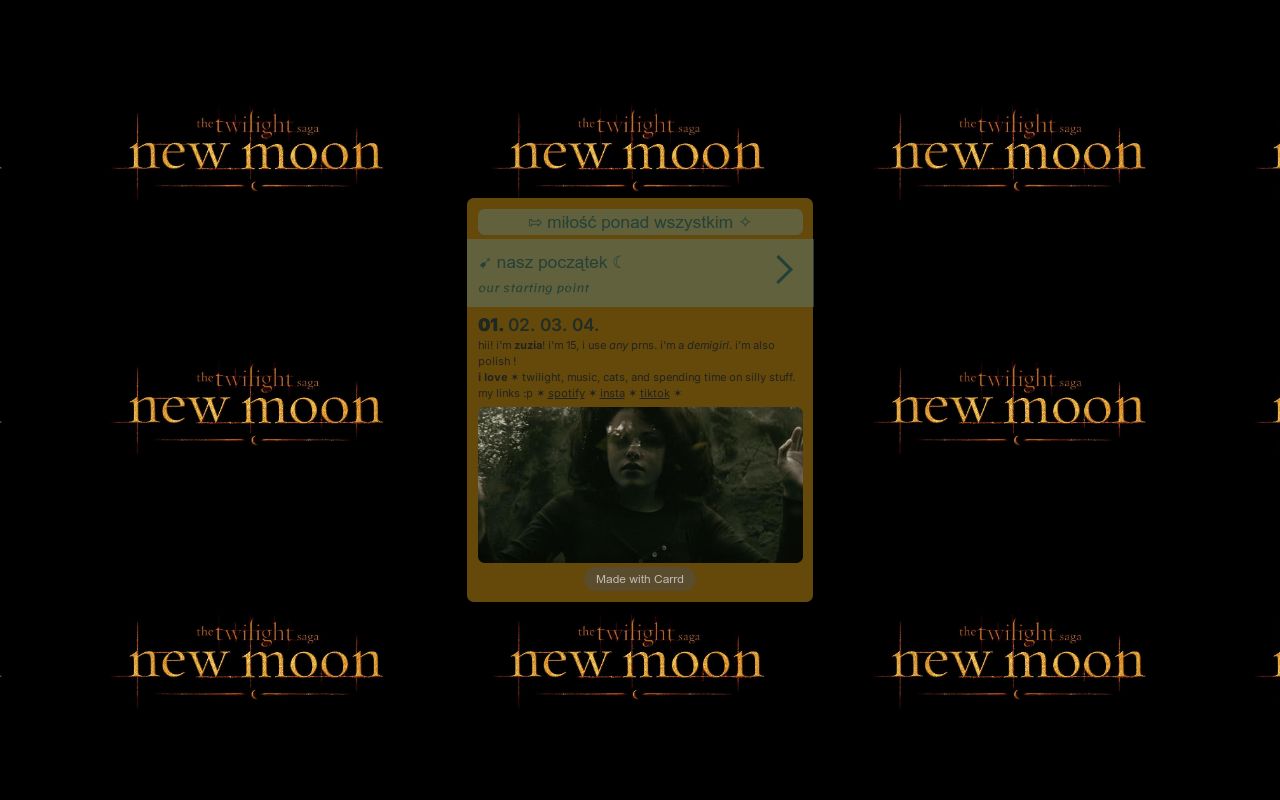 twilight interactive gettoknowme